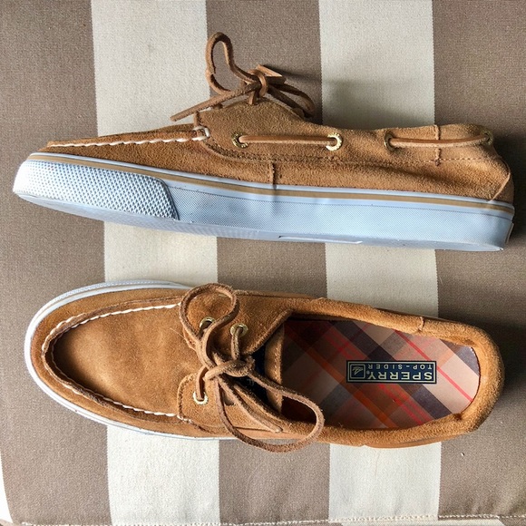 Sperry | Shoes | Sperry Tan Suede Leather Boat Shoe | Poshmark